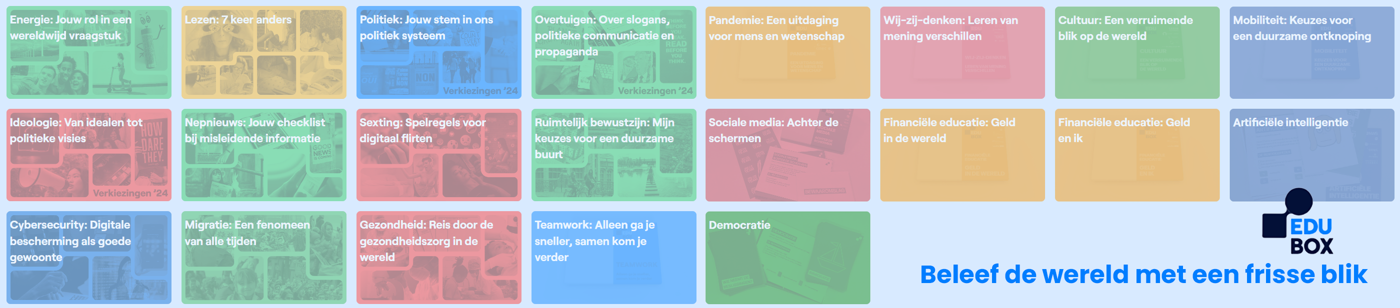 EDUbox - landingspage